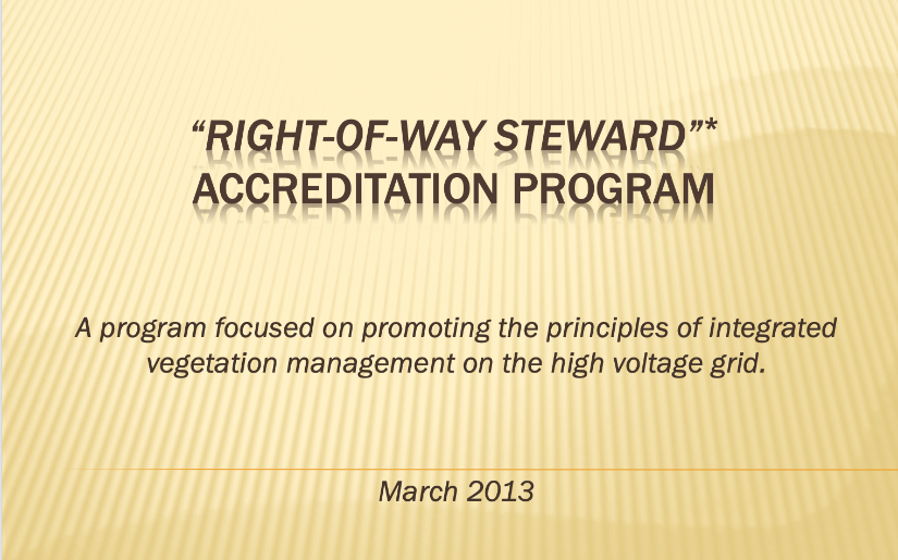 Resources | Right-of-Way Stewardship Council